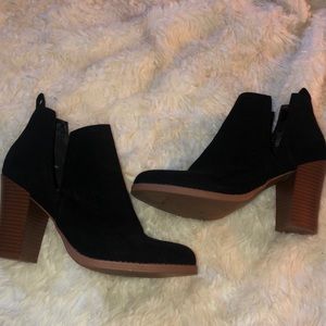 JustFab Shoes | Gray Booties | Poshmark
